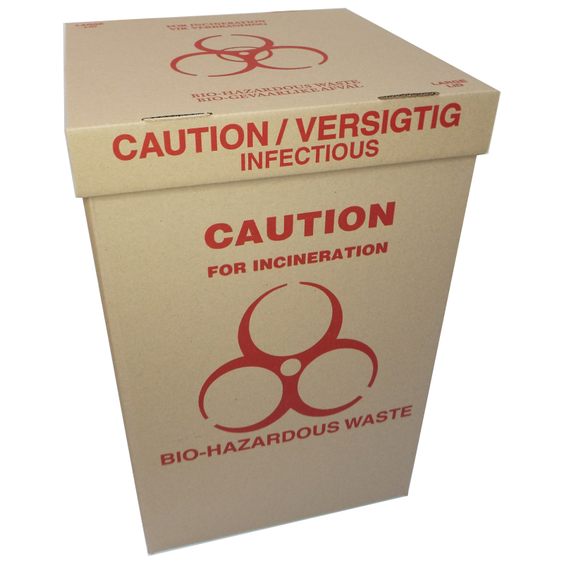 15kg (142L) Bio-Hazard Waste Box Set - Safe Waste Disposal